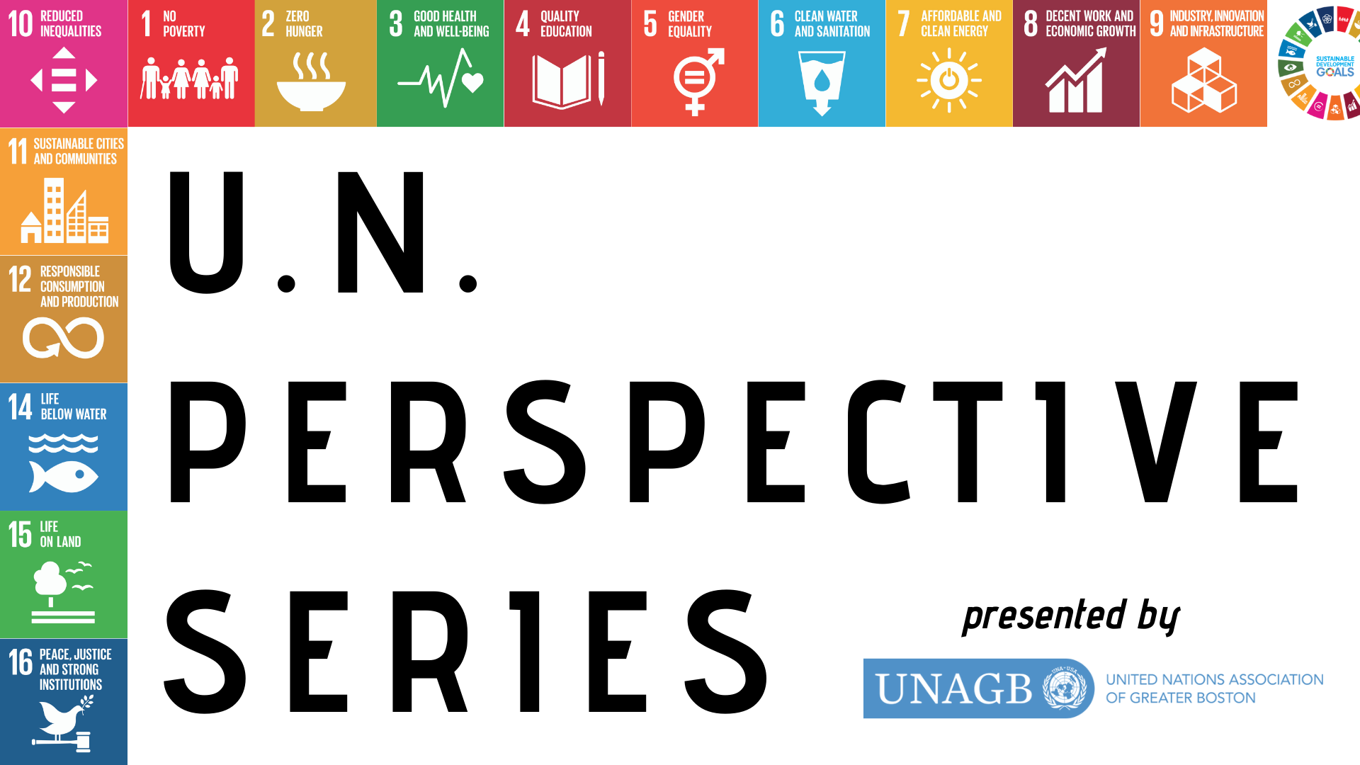 U.N. Perspective Series | United Nations Association of Greater Boston